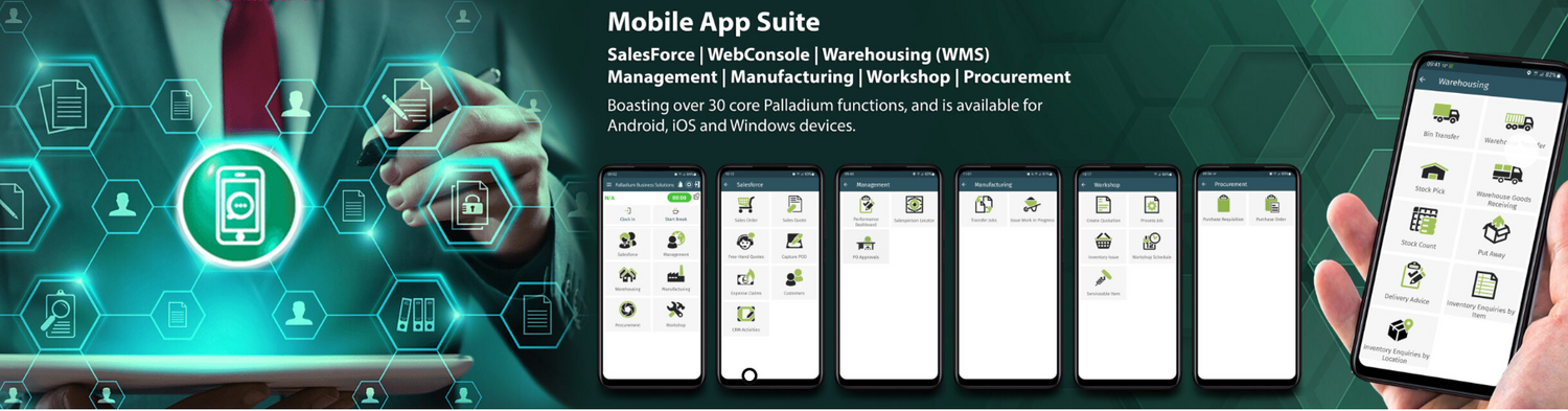 Palladium Mobile App Suite – Rockport Business Solutions